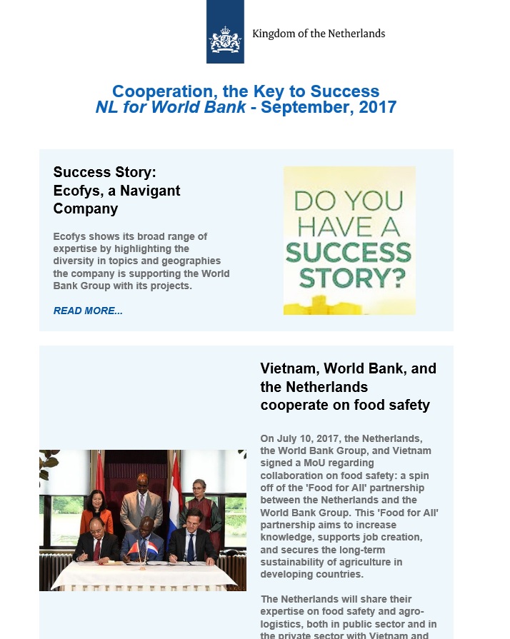 Newsletter September 2017: Cooperation, the Key to Success ...
